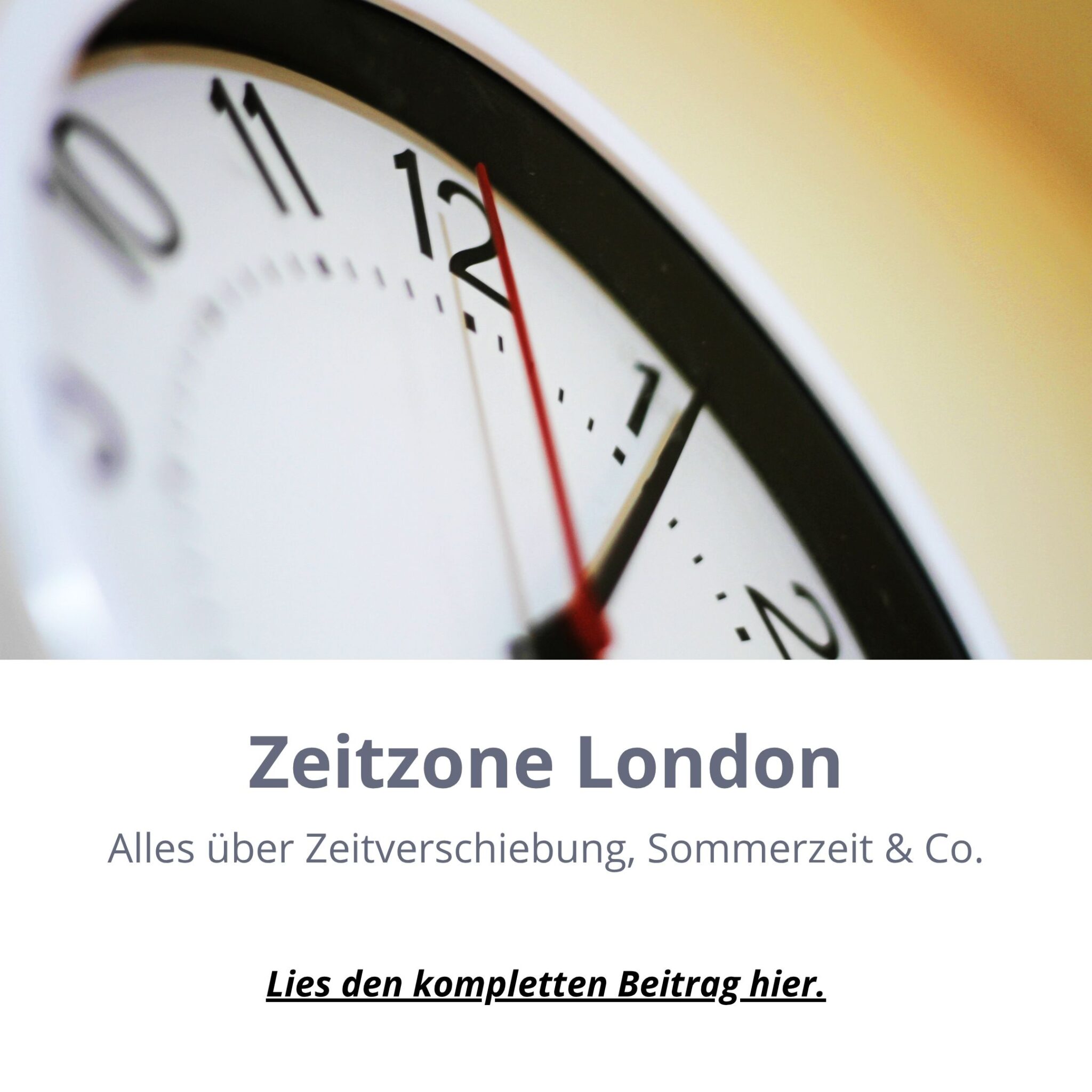 Zeitzone London: Alles über Zeitverschiebung, Sommerzeit & Co. - Hop-on ...